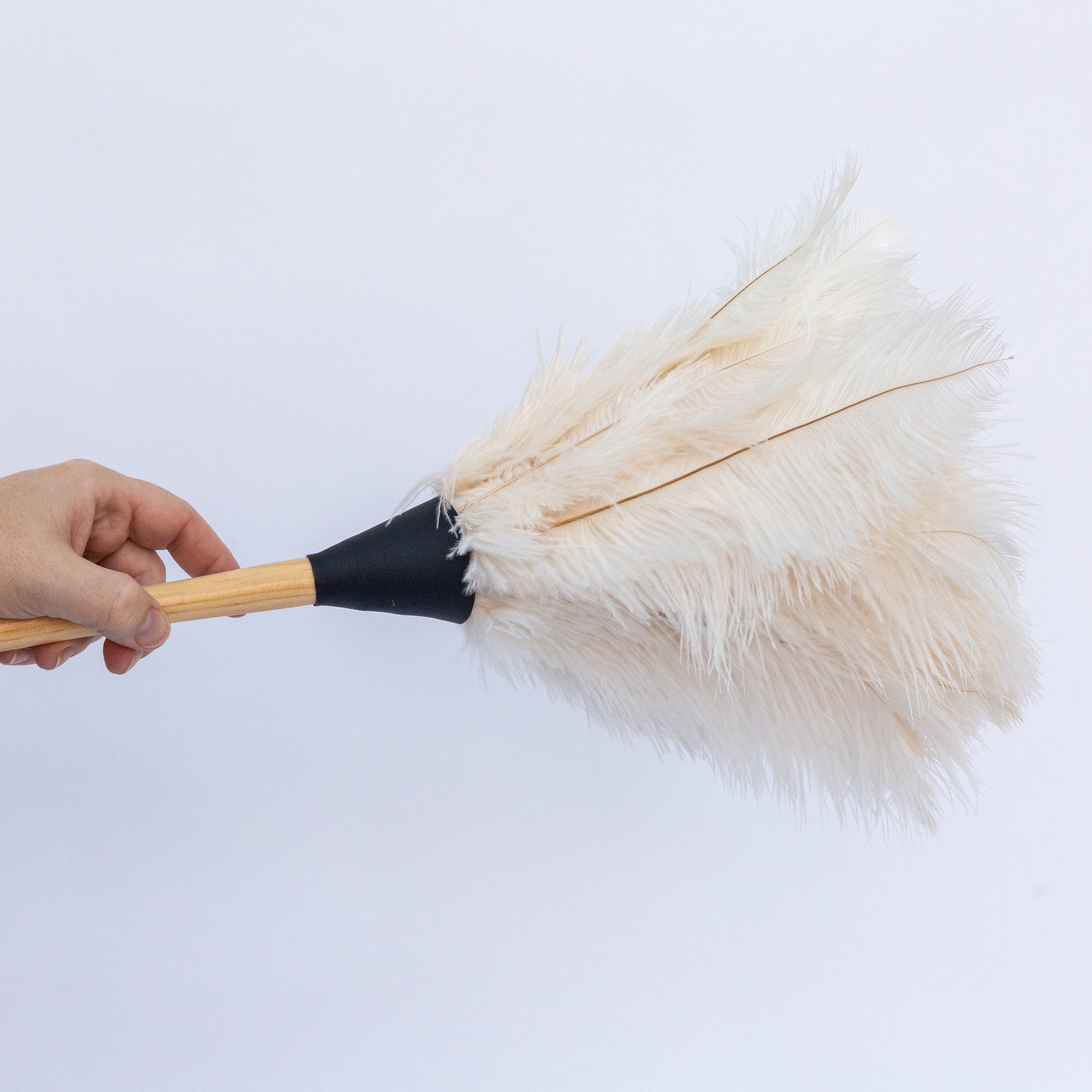 Redecker Ostrich Feather Duster, White 50cm – The Sustainable Shop